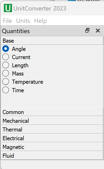 Quantities and units in general-purpose engineering simulation software