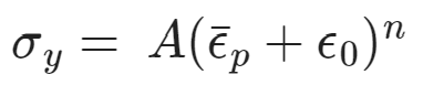 Swift-Voce model and its curve fitting