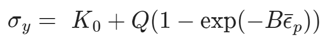 Swift-Voce model and its curve fitting